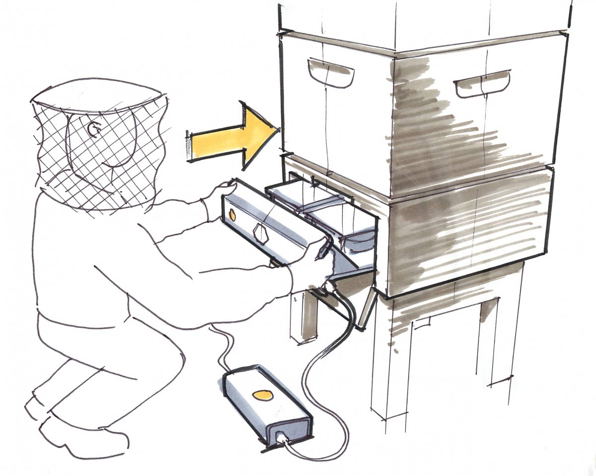Bee sauna – fighting pests with heat